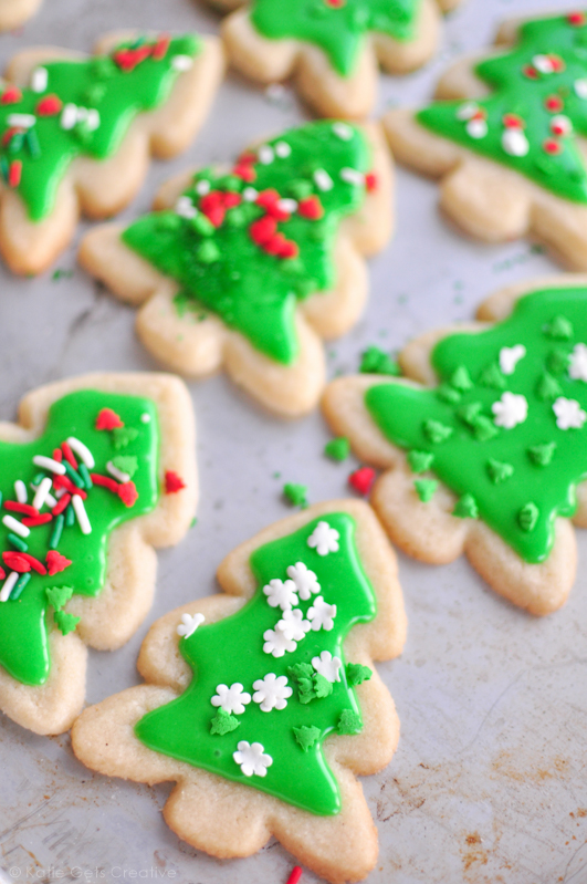 No Chill Roll Out Sugar Cookies - Katie Gets Creative